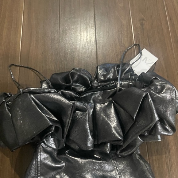Zara | Dresses | Zara Sliver Raffle Dress | Poshmark